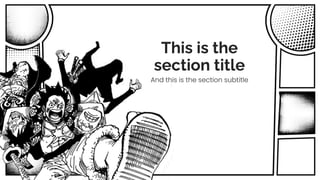 All About Manga - Powerpoint Presentation | PPTX