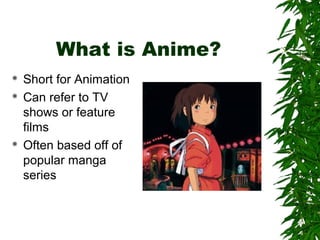 Manga and anime: The comics books and cartoons of Japan | PPT