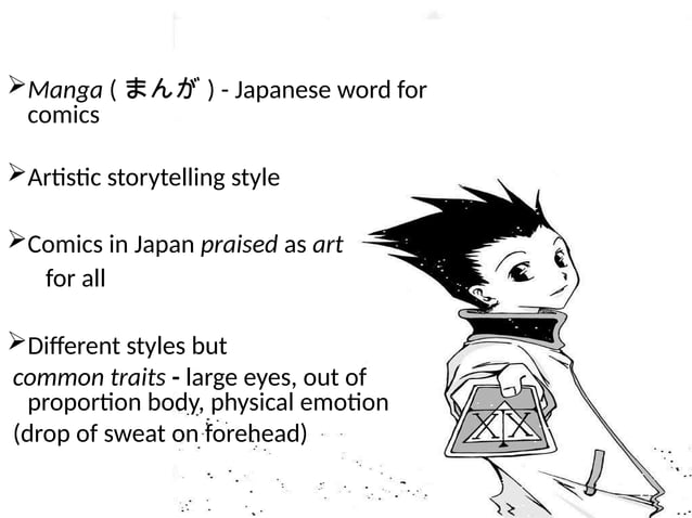MANGA ANIME_History of Japaneset. An interesting presentation about ...
