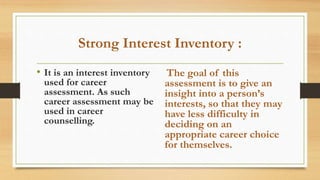 STRONG INVENTORY INTEREST-CAREER-G-UNIT-7-SII.pptx