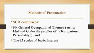 STRONG INVENTORY INTEREST-CAREER-G-UNIT-7-SII.pptx