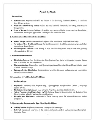 FAST DISSOLUTION ORAL FILM A COMPREHENSIVE REVIEW | PDF