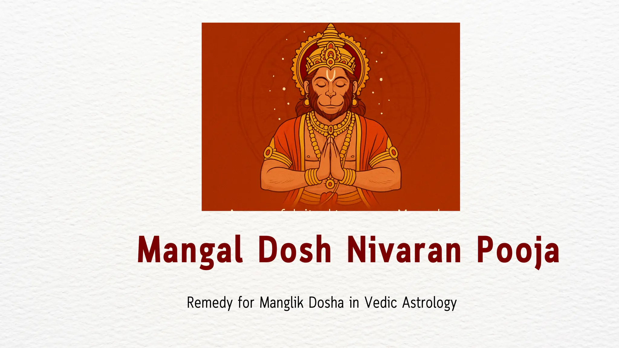 Mangal Dosh Nivaran Pooja – Remedy for Manglik Dosha in Vedic Astrology ...