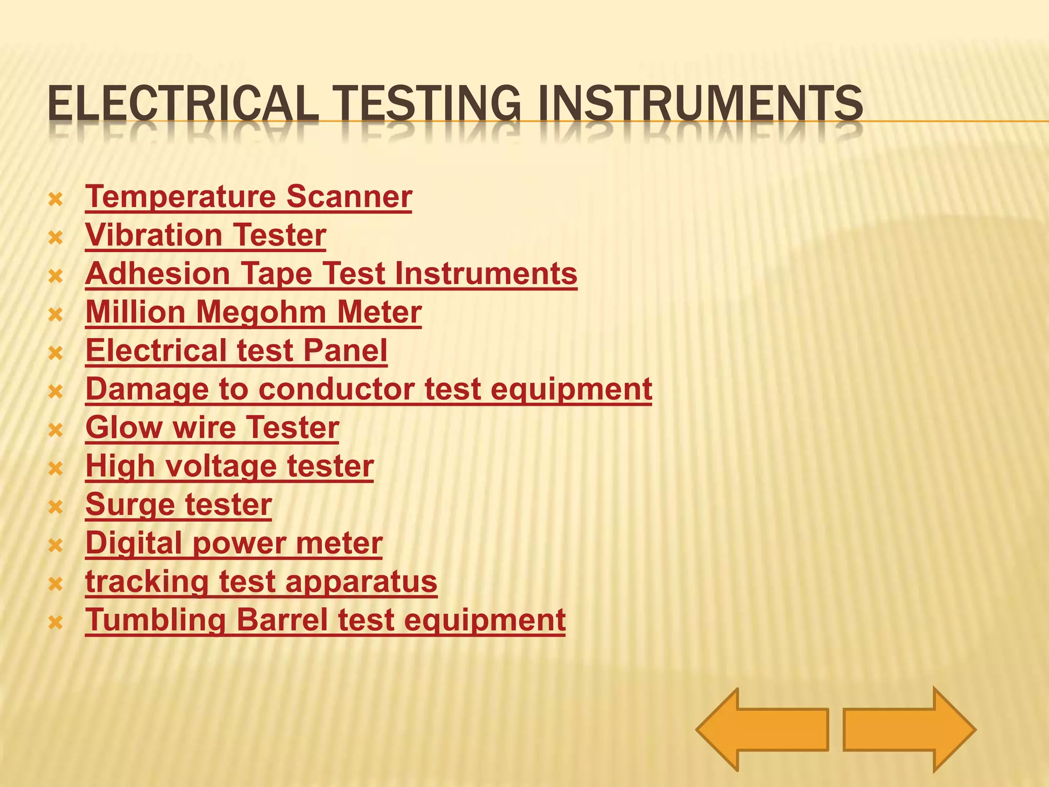 Mangal instrumentation 07 | PPTX
