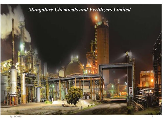 Case Study on Disaster at Mangalore chemicals and fertilizers limited | PPT