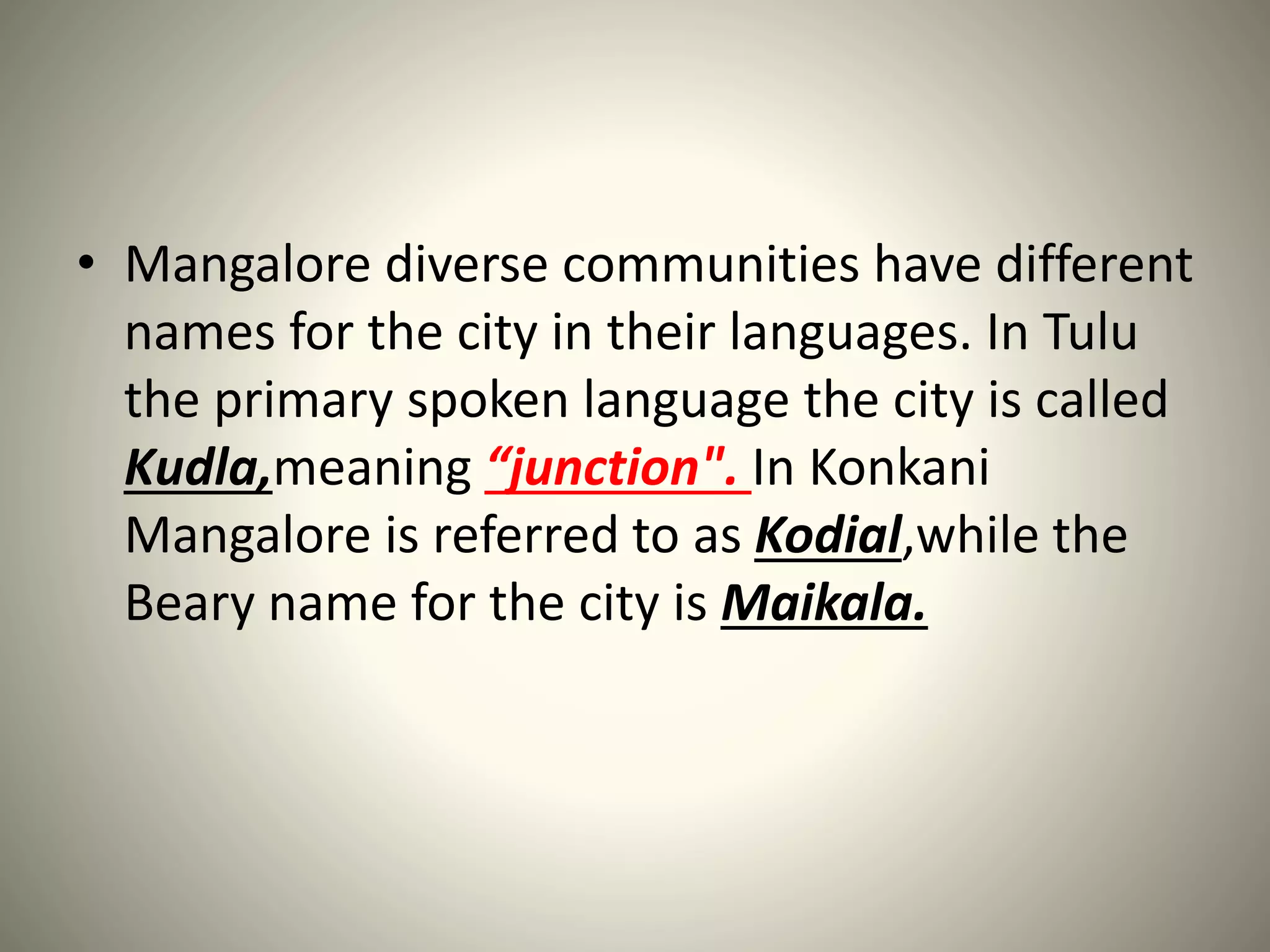 Mangalore kudla | PPTX