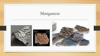Manganese - Alloy | PPTX