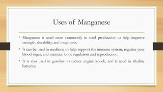 Manganese - Alloy | PPTX