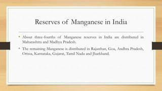 Manganese - Alloy | PPTX