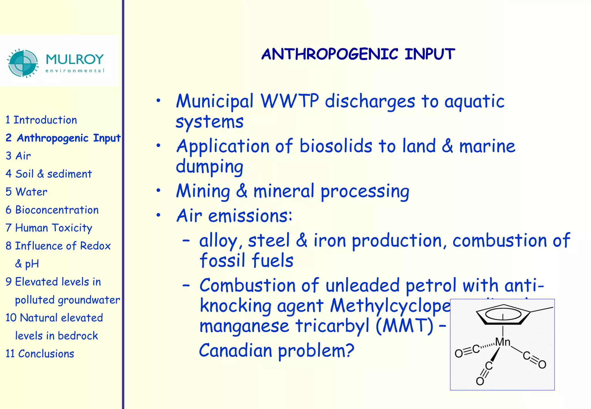 Manganese - A Water Pollution Indicator Or Natural Groundwater ...