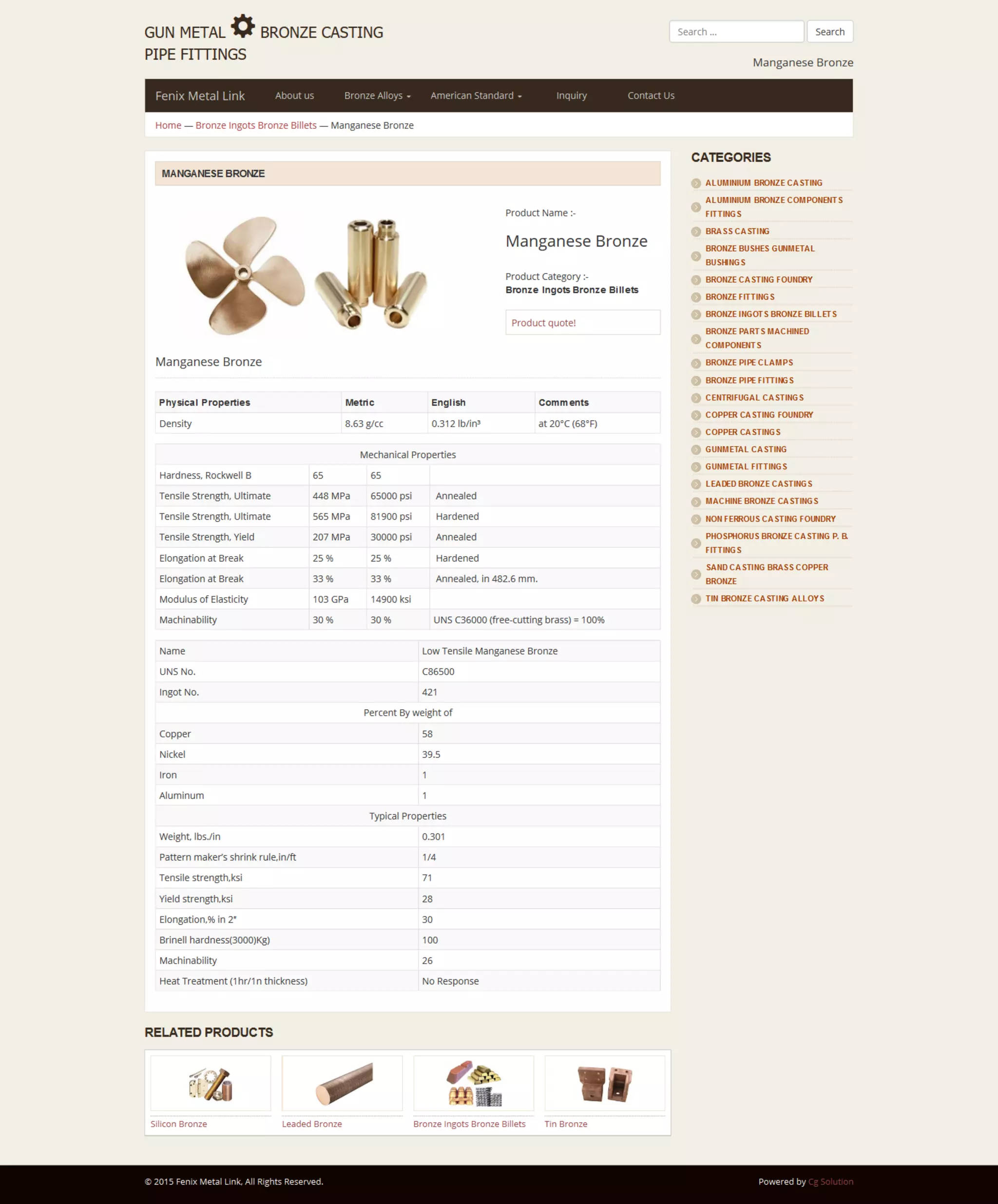 Manganese bronze | PDF