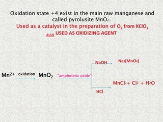 Manganese group | PPTX