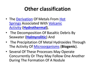 Manganese nodules | PPTX