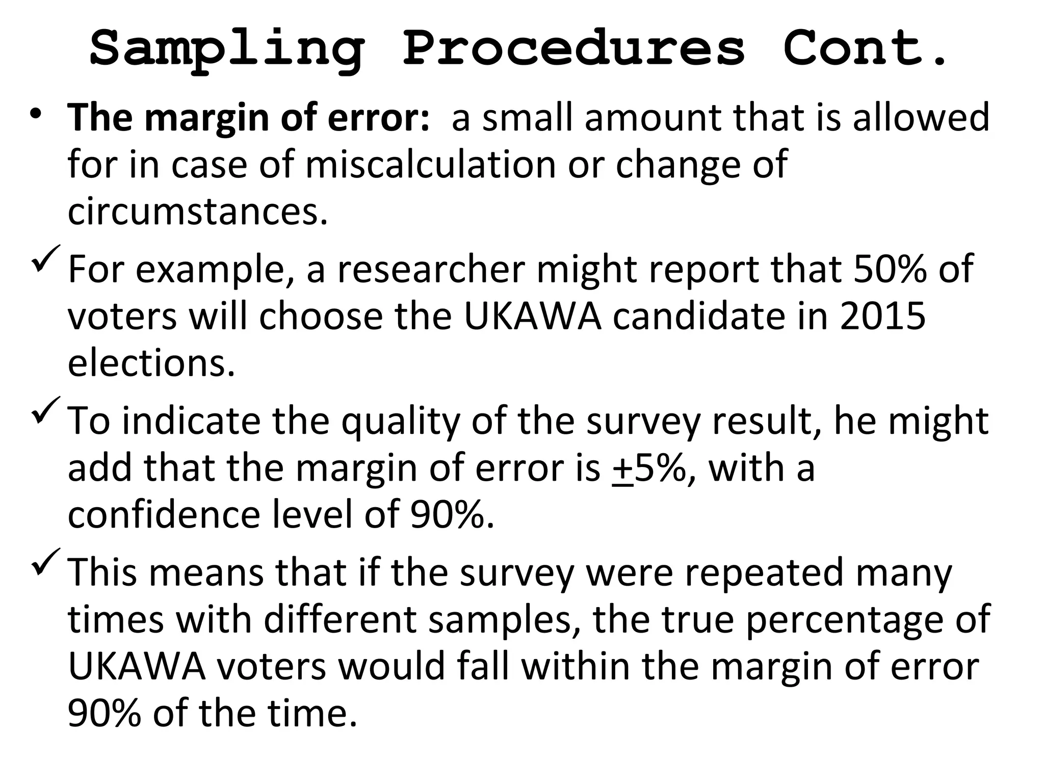 Mangasini ppt lect_sample size determination | PPT