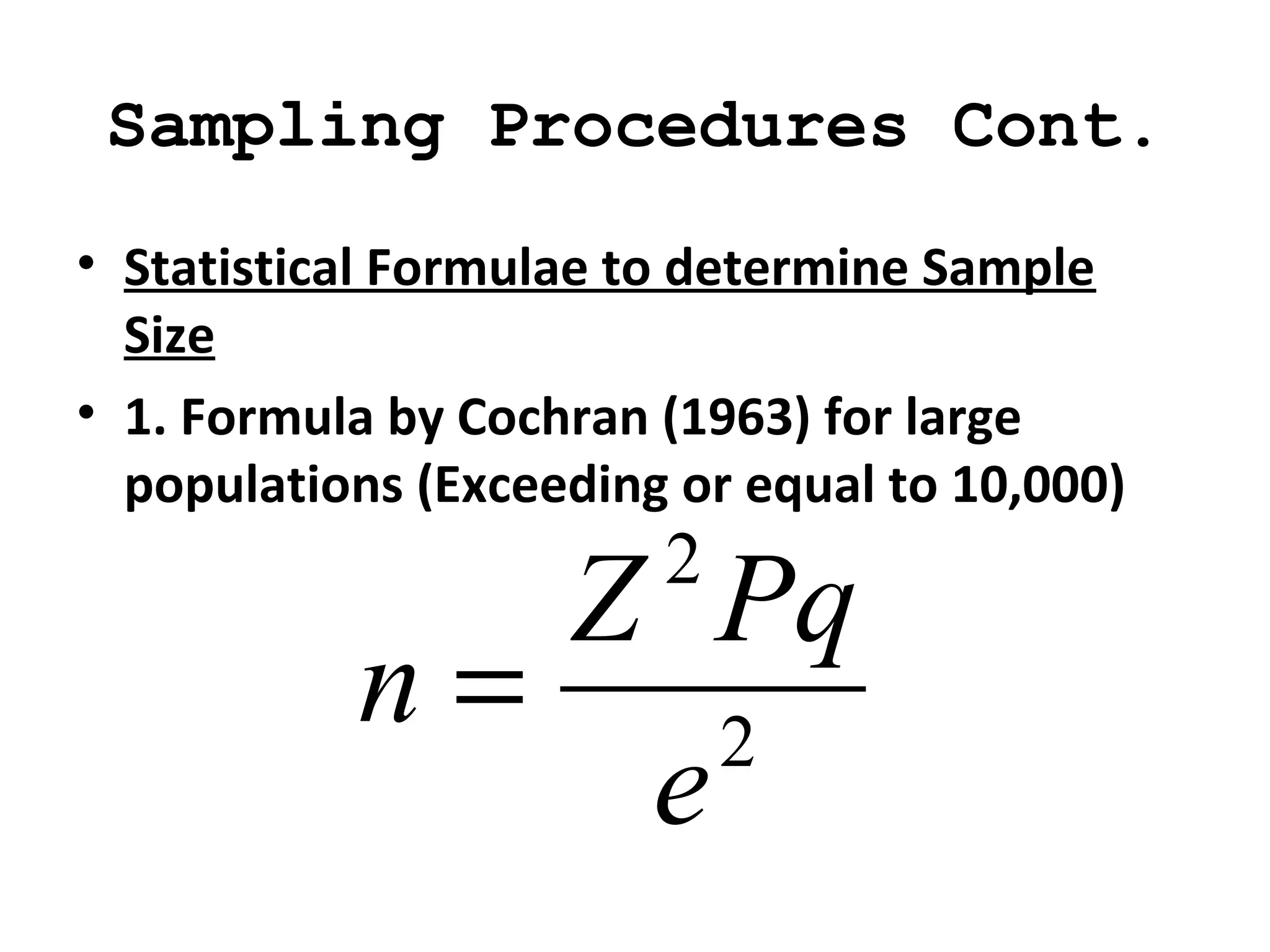 Mangasini Ppt Lect Sample Size Determination Ppt