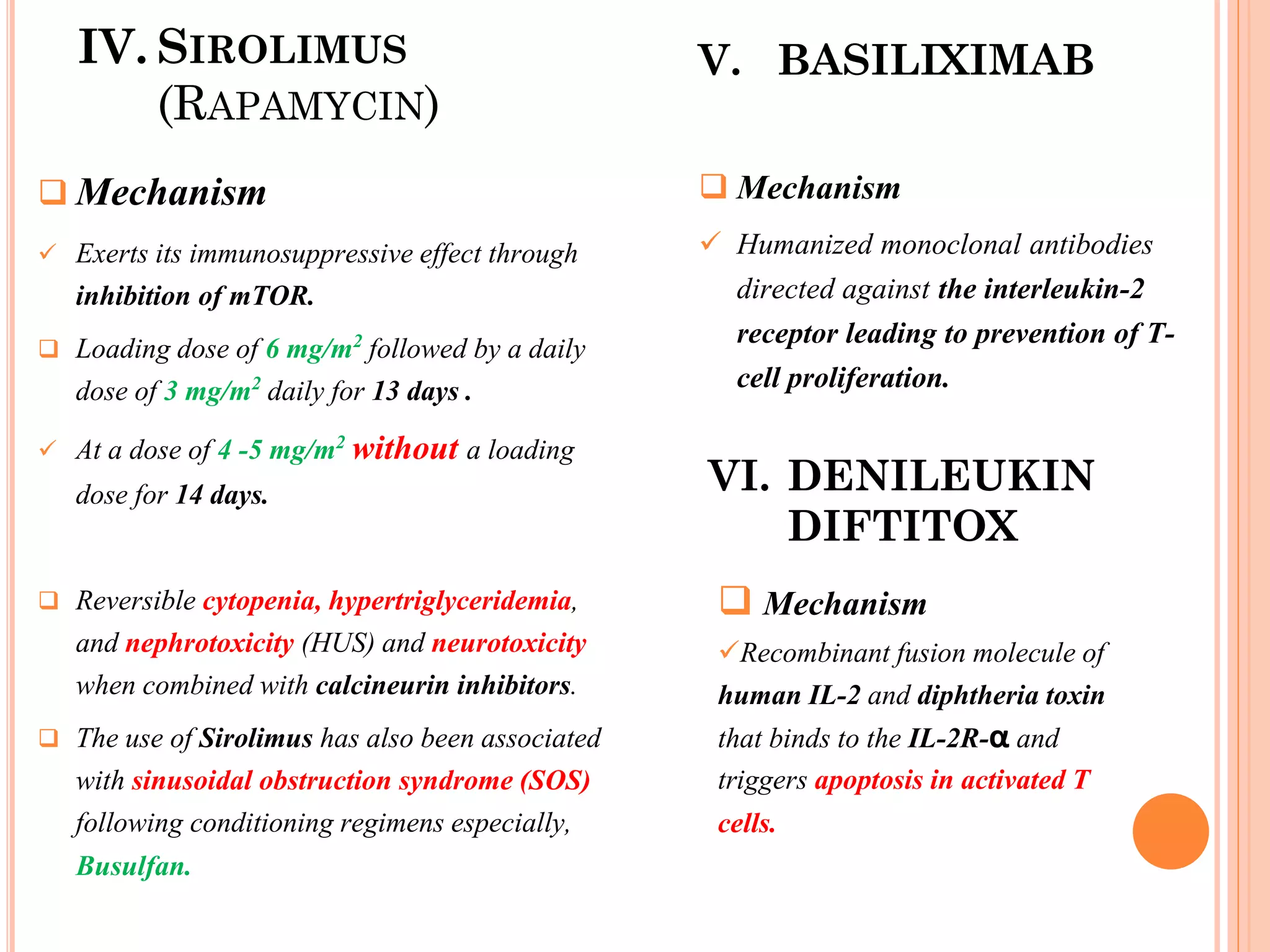 Management of acute graft versus host disease | PPTX