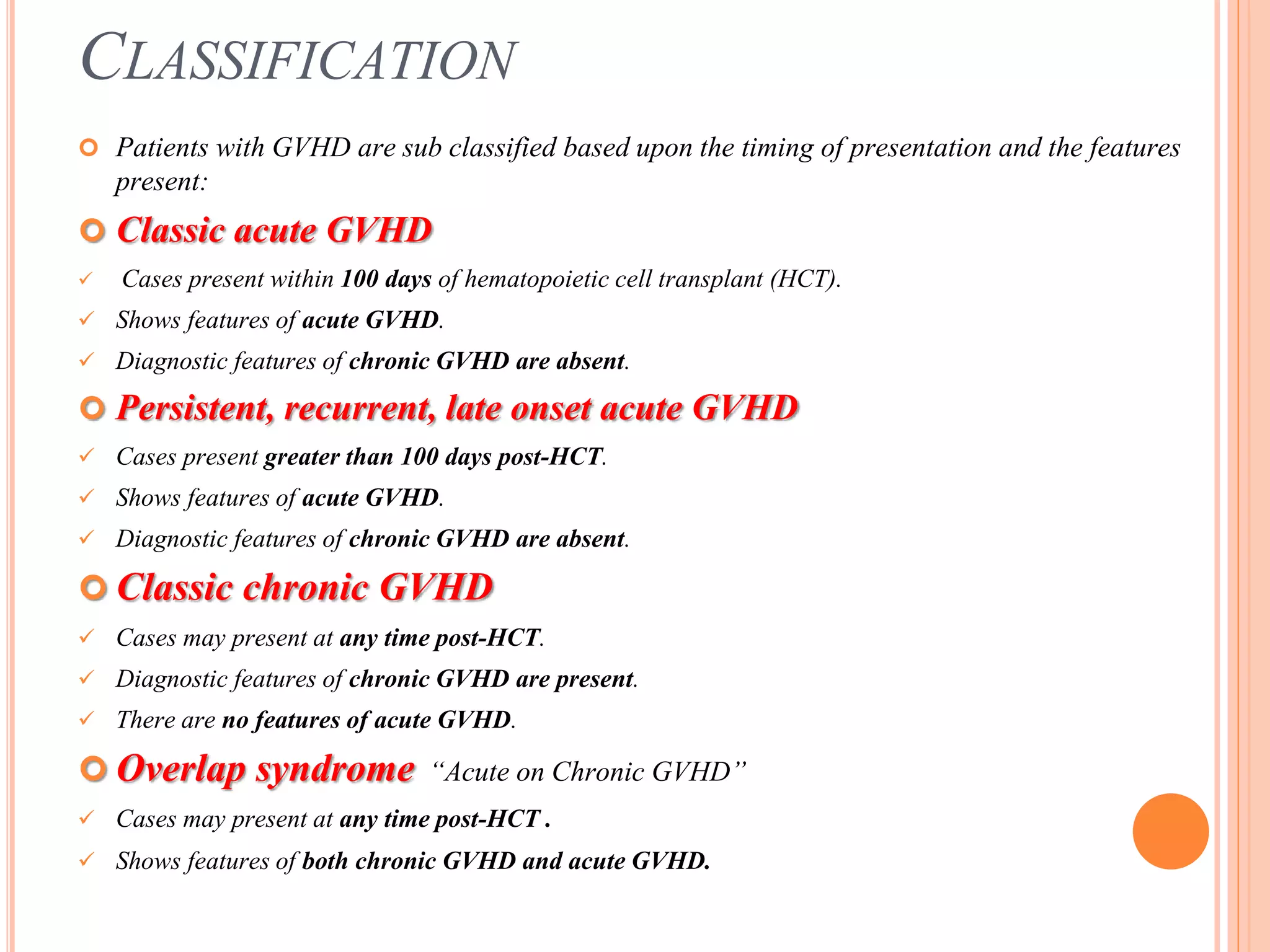Management of acute graft versus host disease | PPTX