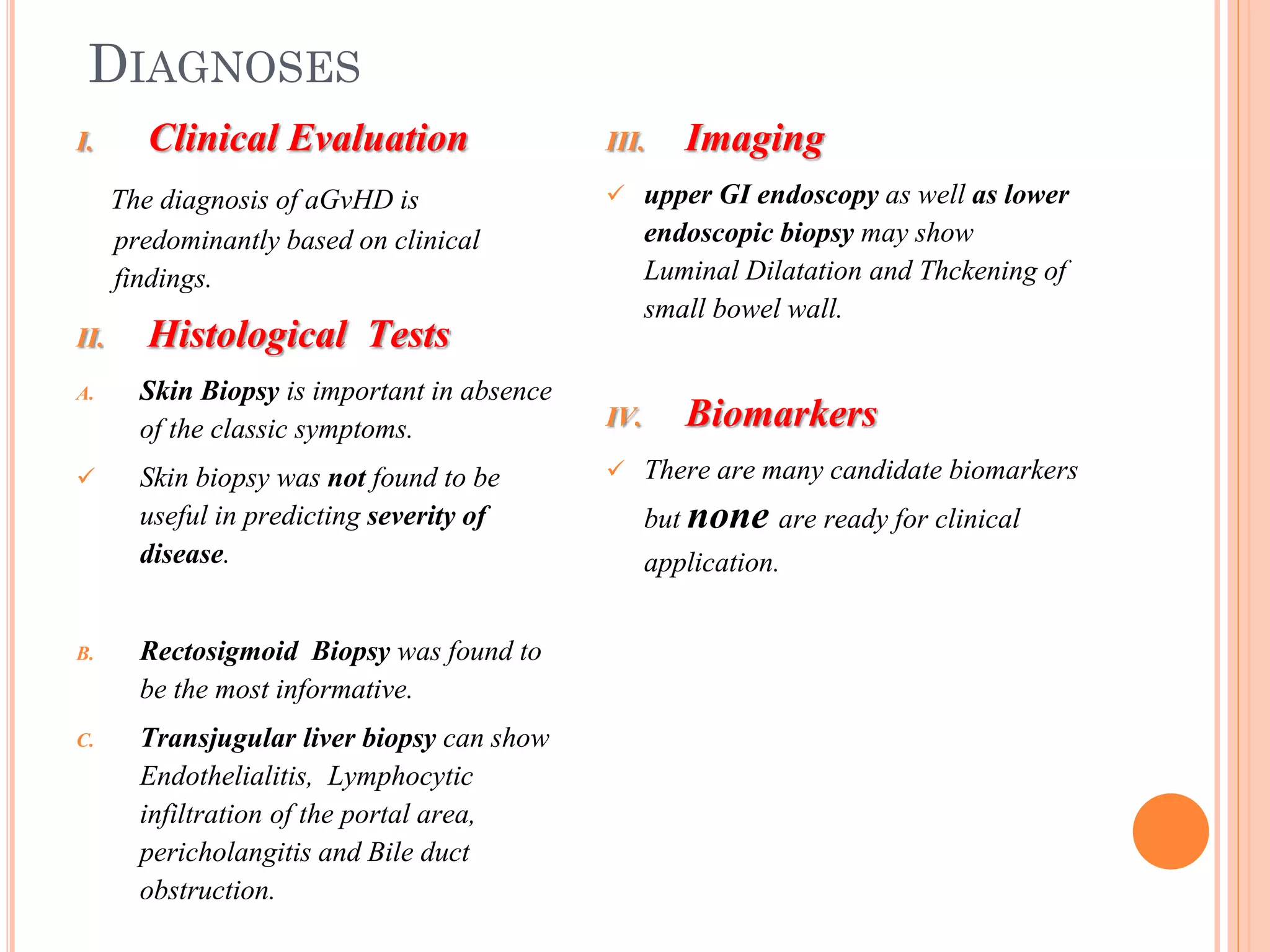 Management of acute graft versus host disease | PPTX
