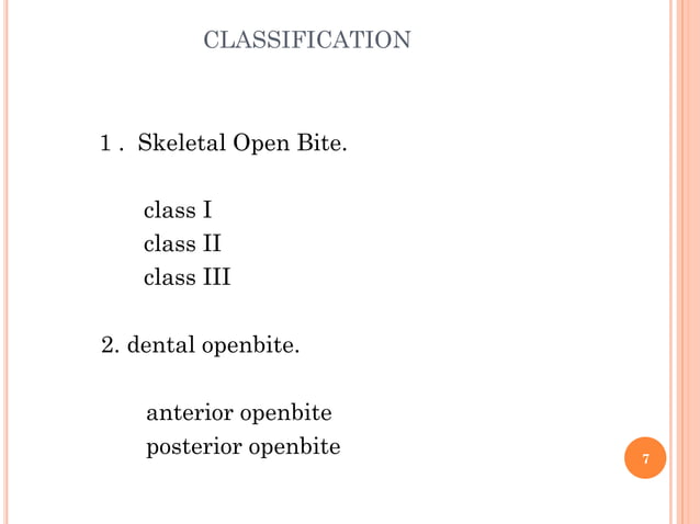 Mangement of openbite in orthodontics | PDF | Dental Health | Diseases ...