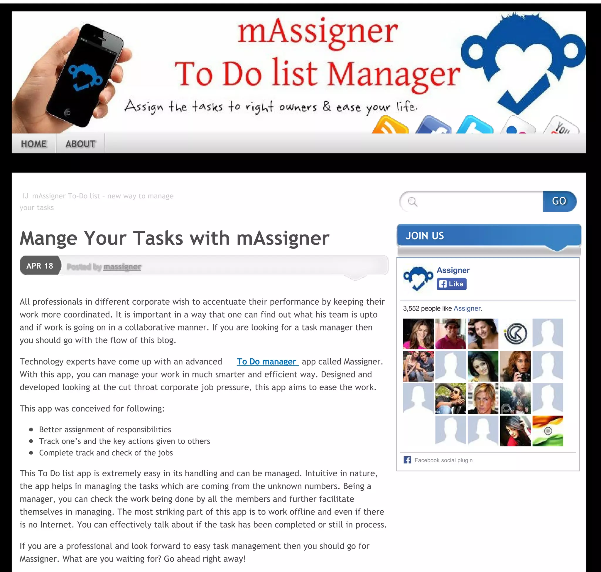 Mange your tasks with m assigner! | PPT