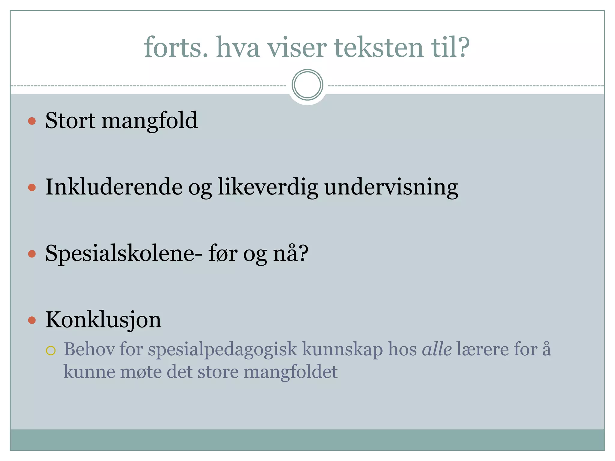 Mangfold i klasserommet | PPTX
