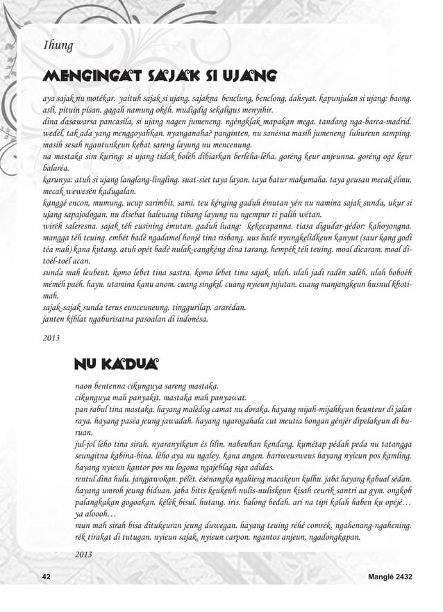 Mitra Sunda - Mangle 2432 | PDF