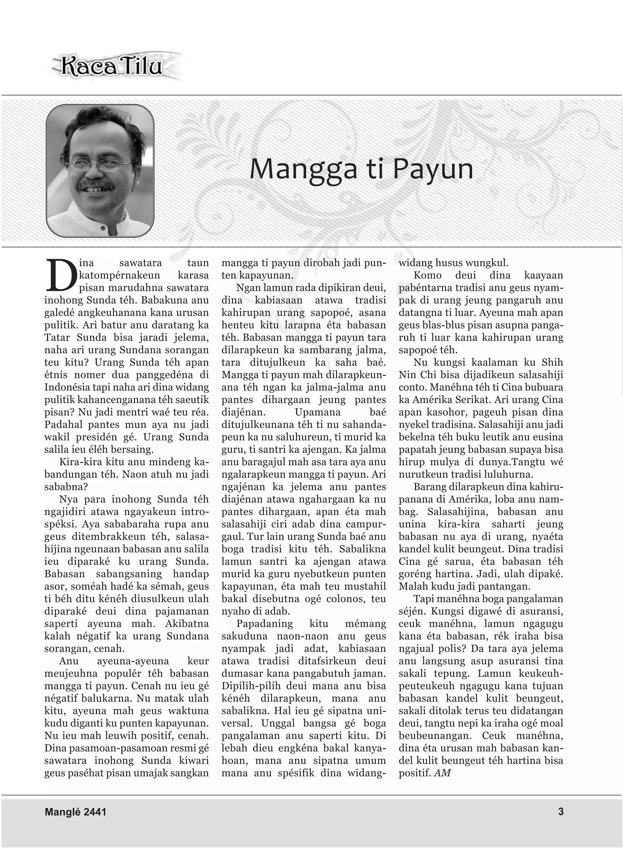 Mitra Sunda - Mangle 2441 | PDF