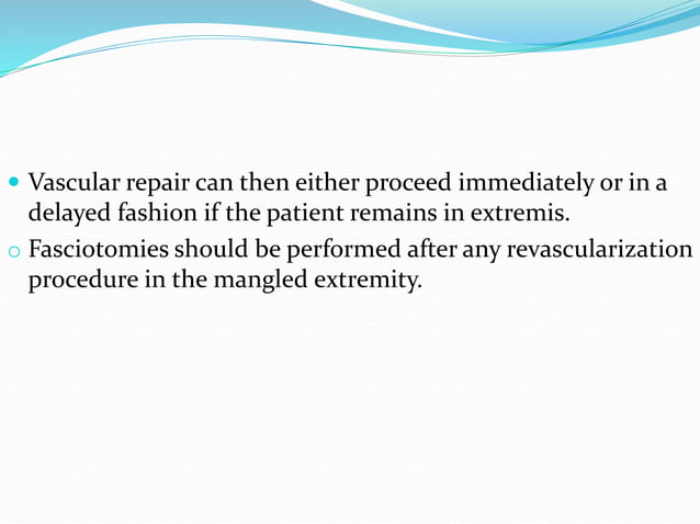 Mangled extremity and its Management | PPTX