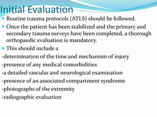 Mangled extremity and its Management | PPTX