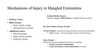 Mangled Extremity- A comprehensive Guidelines of Management | PPT