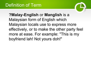 Manglish | PPT