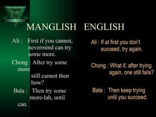 Manglish English | PPS