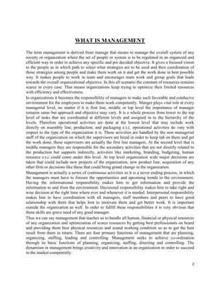 Management | PDF