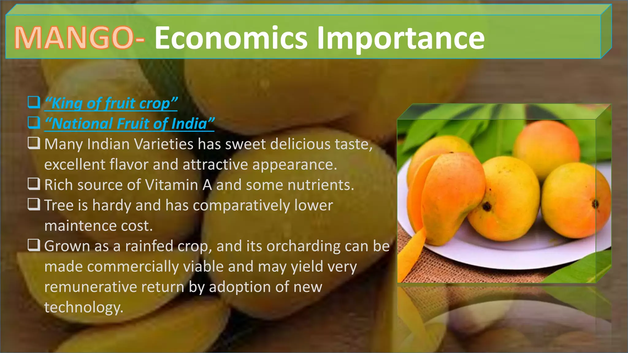 Mango cultivation practices | PPTX