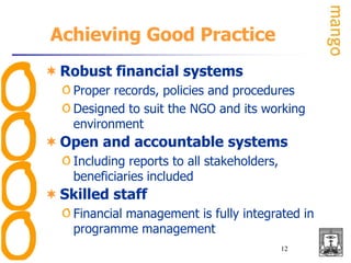 Mango Financial Management | PPTX