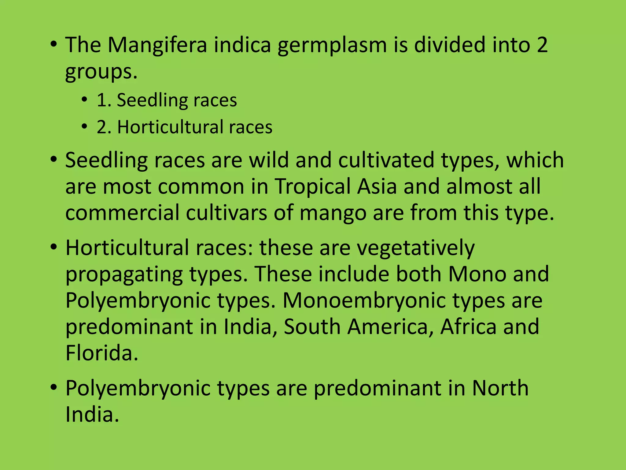Mango breeding | PPTX