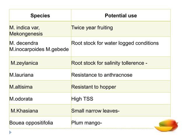 BREEDING IN MANGO | PPTX | Gardening | Home & Garden