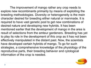 BREEDING IN MANGO | PPTX