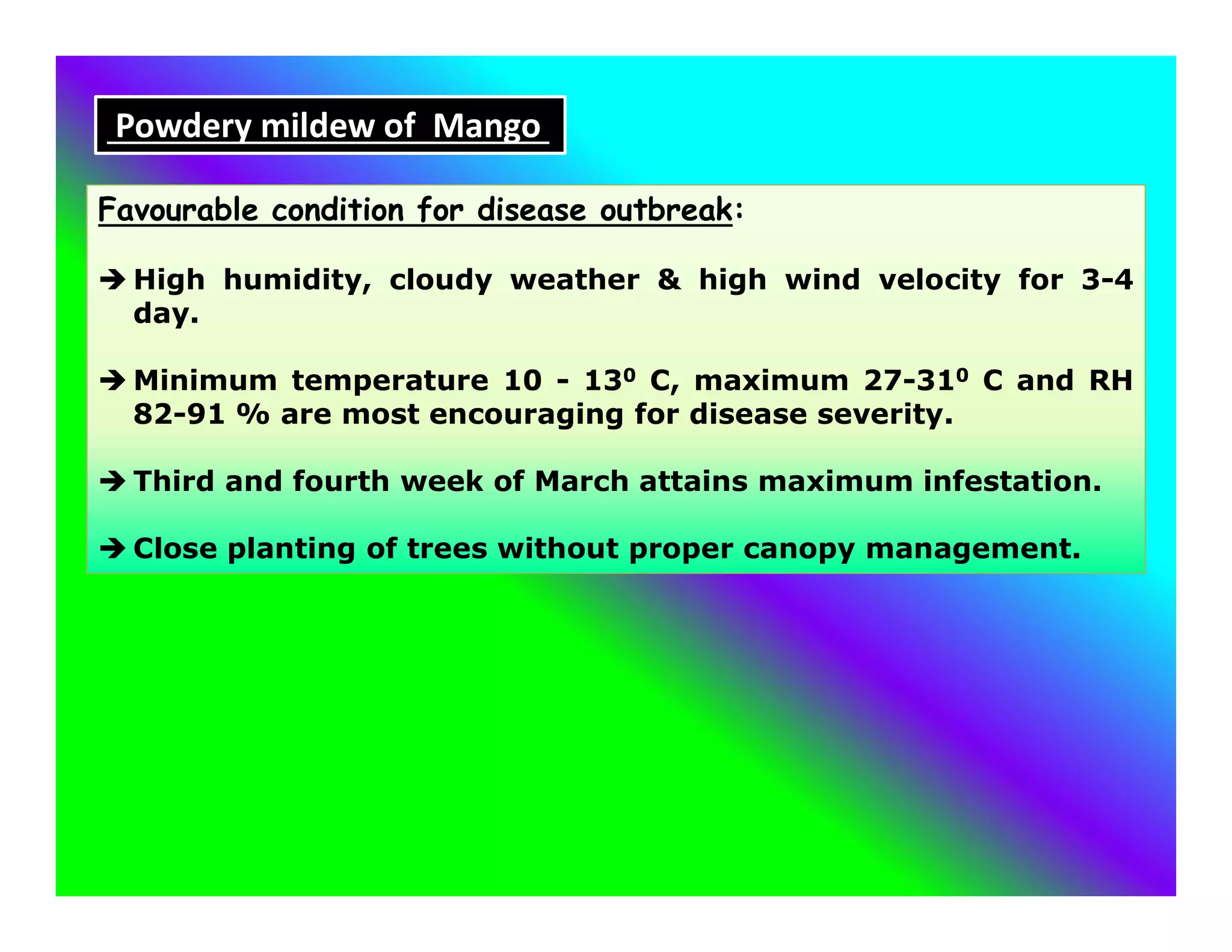 Mango diseases and its management | PDF