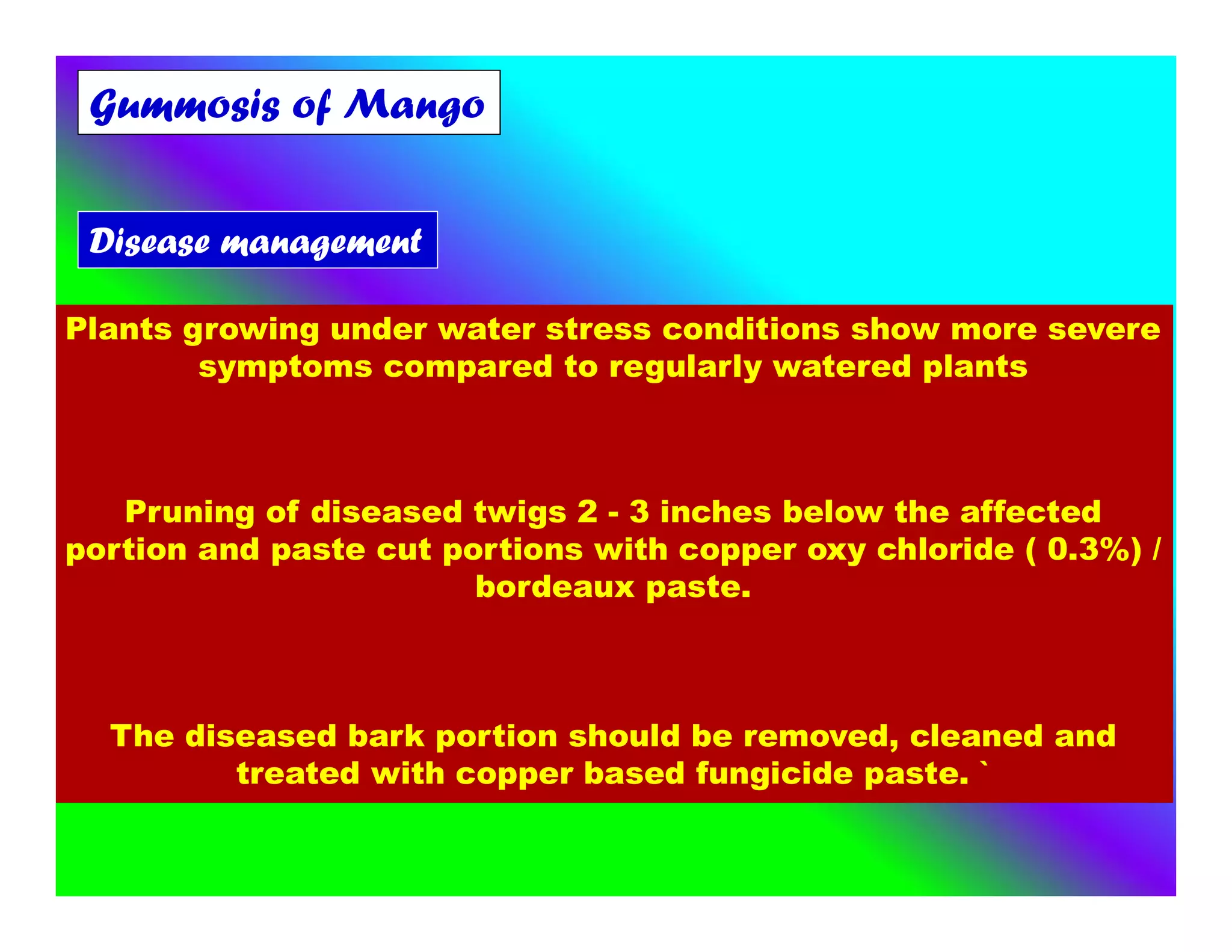 Mango diseases and its management | PDF