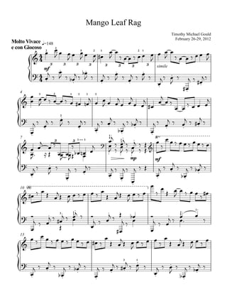 Mango Leaf Rag | PDF