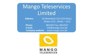 Mango networking | PPT