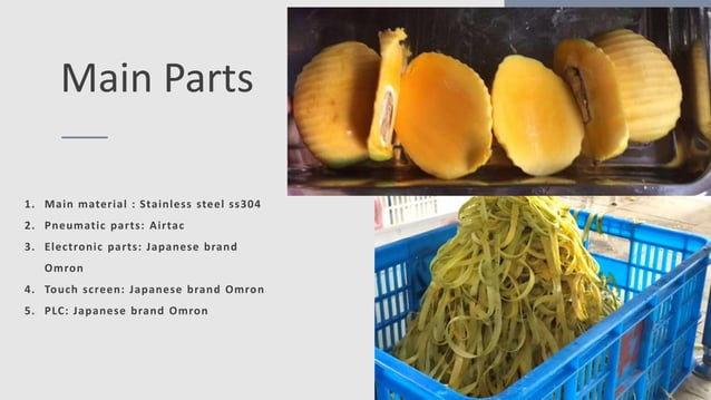 Mango peeling destoning machine | PPT