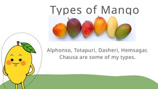 Mango - The king of fruit, Fun facts about mangoes | PPT