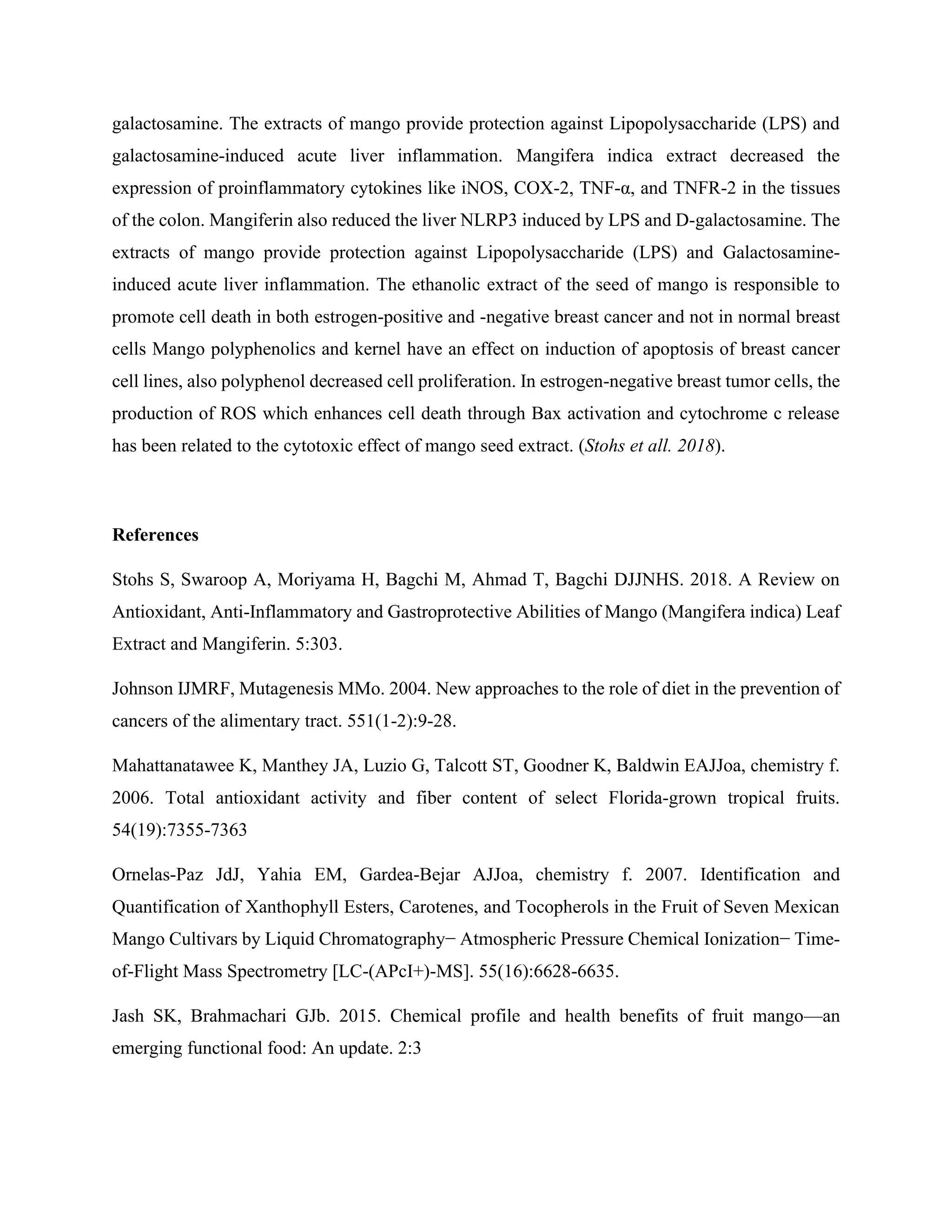 Mango: The king of Fruits and It's Micronutrients | PDF