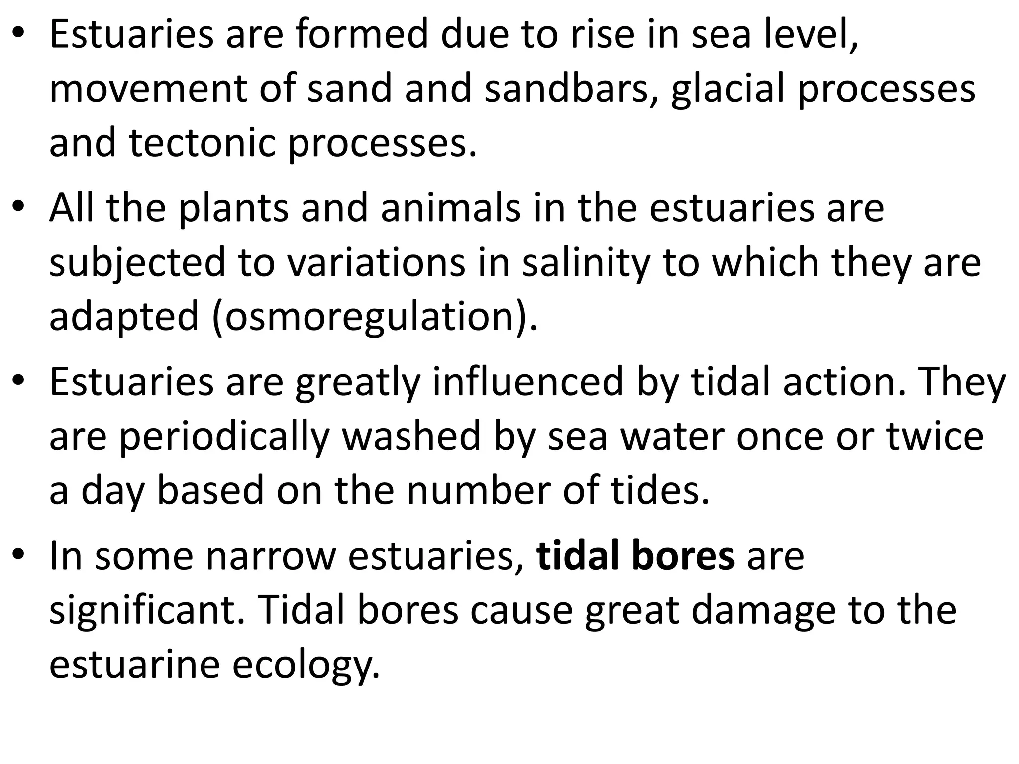 Mangrove and estuarine ecosystems | PPTX