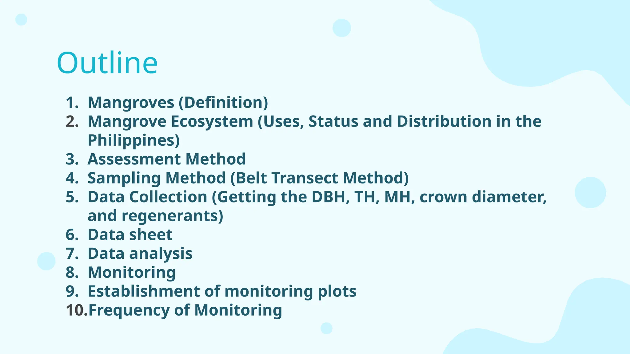 MANGROVE ASSESSMENT METHODS IN THE PHILIPPINES.pptx