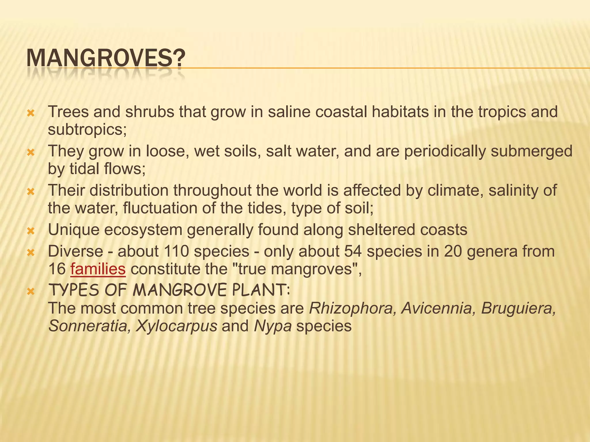 Mangrove ecosystem | PDF