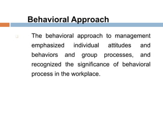 Management & Evolutions | PPTX