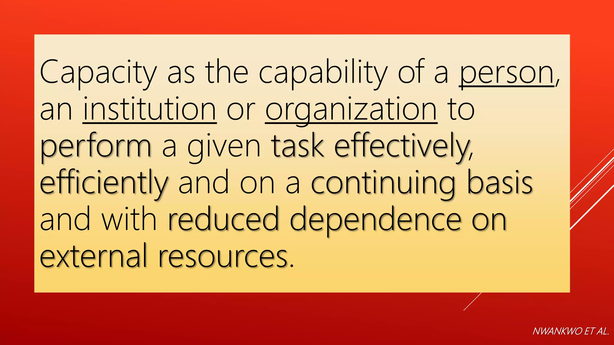 Capacity Development | PPTX